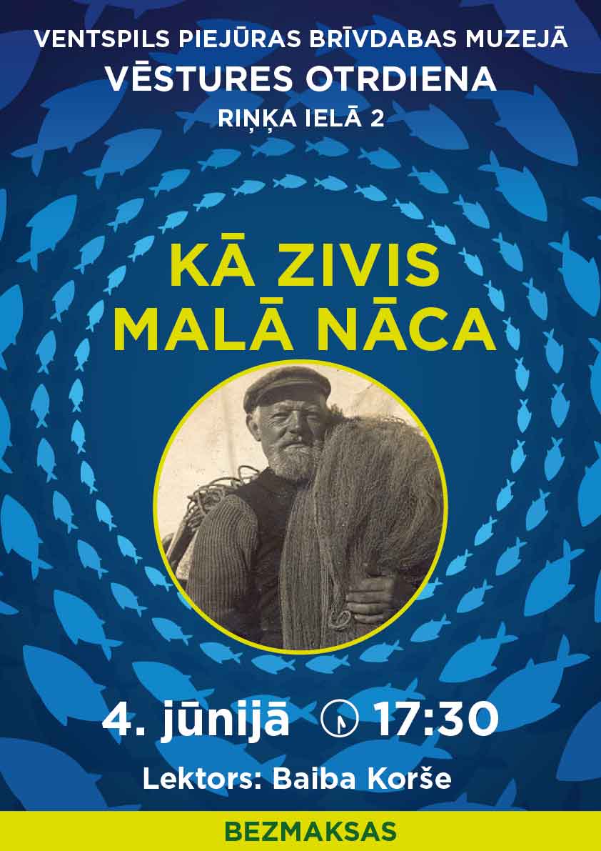 Vēstures otrdiena Piejūras brīvdabas muzejā "Kā zivis malā nāca ...